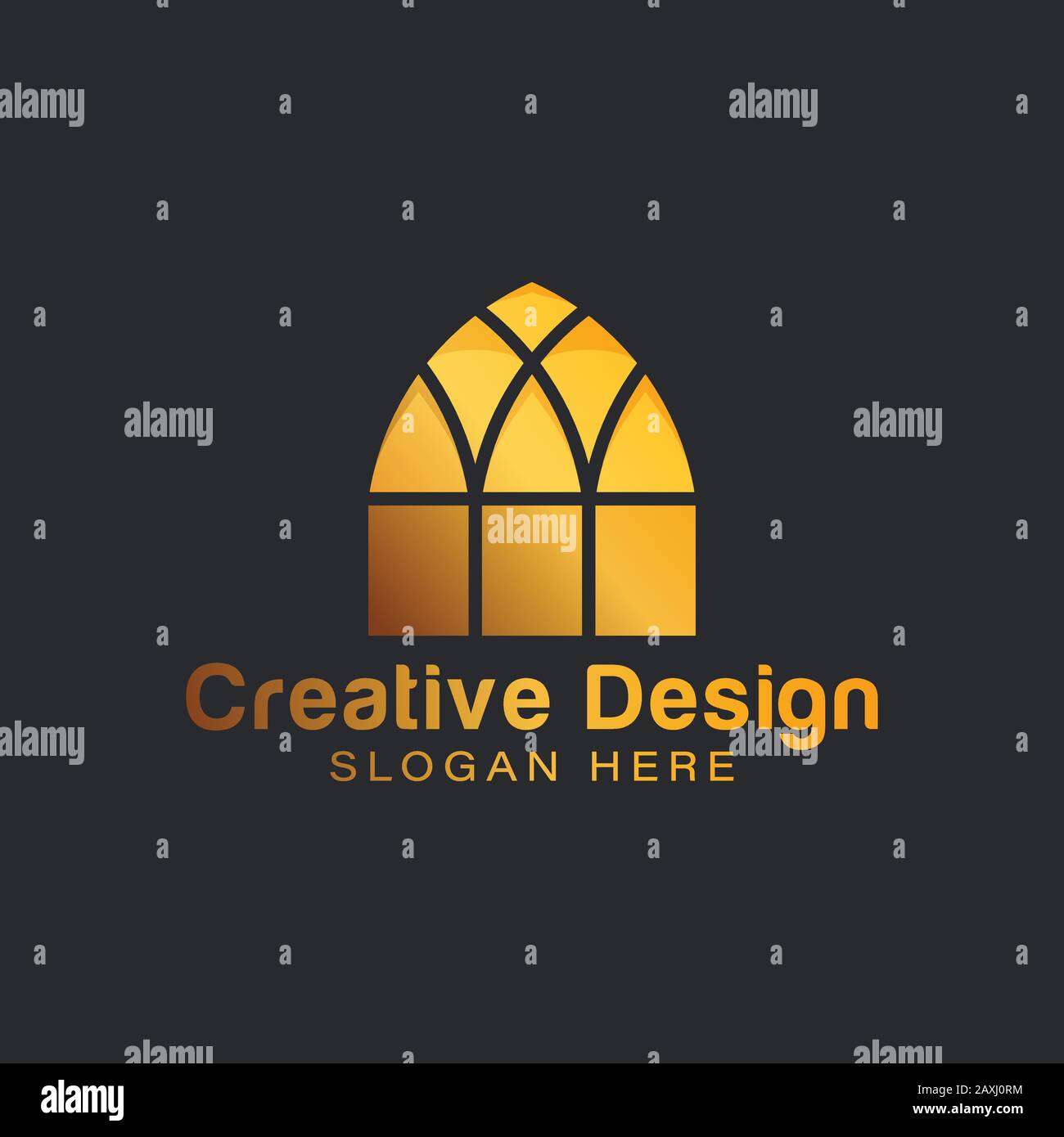 luxury gold tower, dome, mosque logo Ideas. Inspiration logo design ...
