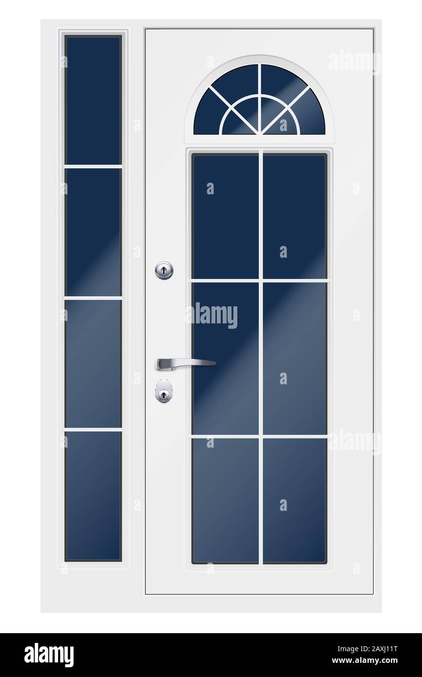 Glass facade building entrance Cut Out Stock Images & Pictures - Alamy