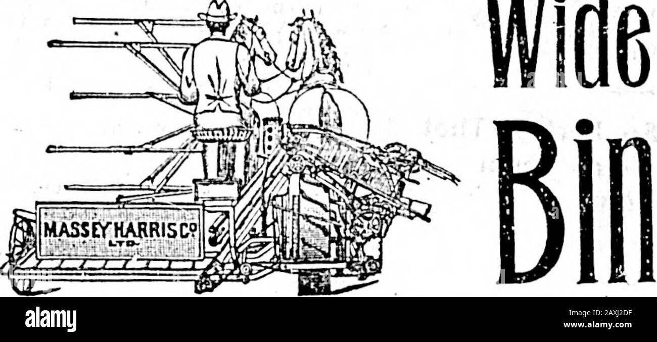 Daily Colonist (1900-08-12) . 10. LI,|Tlf. THE MASSKY-HARRIS. Wide Open ...