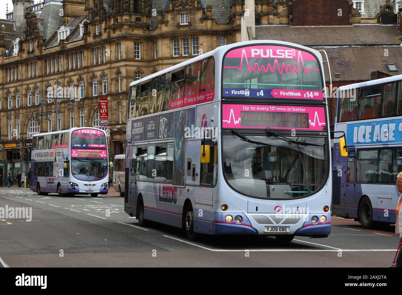 First leeds bus double decker hi-res stock photography and images - Alamy