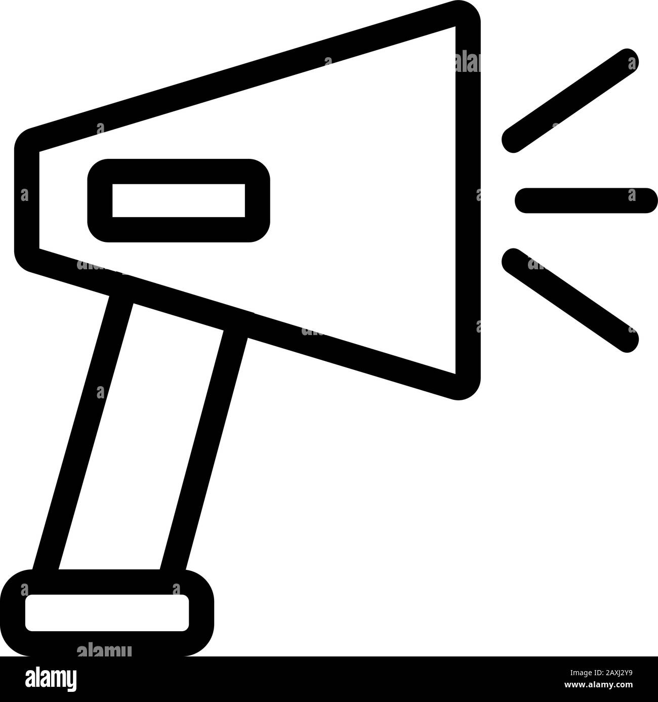 Scanner icon vector. Isolated contour symbol illustration Stock Vector ...