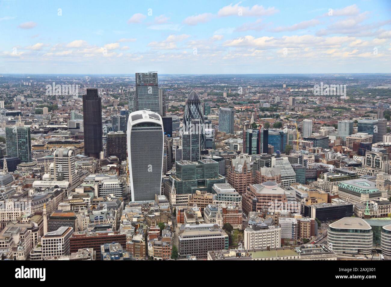 City of London skyline - capital city of the UK Stock Photo - Alamy