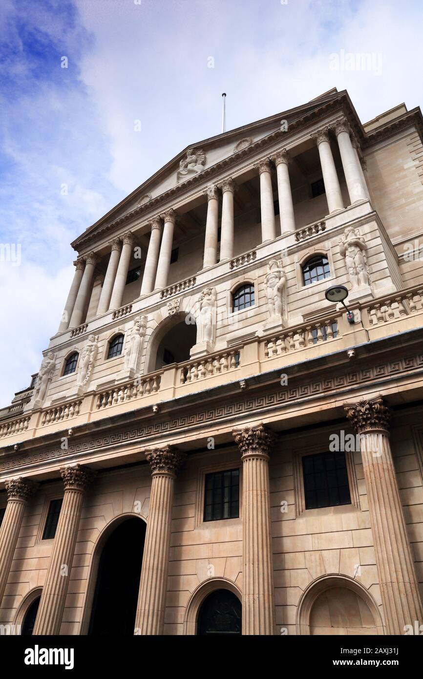 Bank of England - architecture landmark of London, UK Stock Photo - Alamy