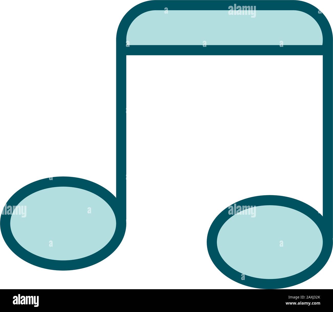Filled music media icon Stock Vector Images - Alamy