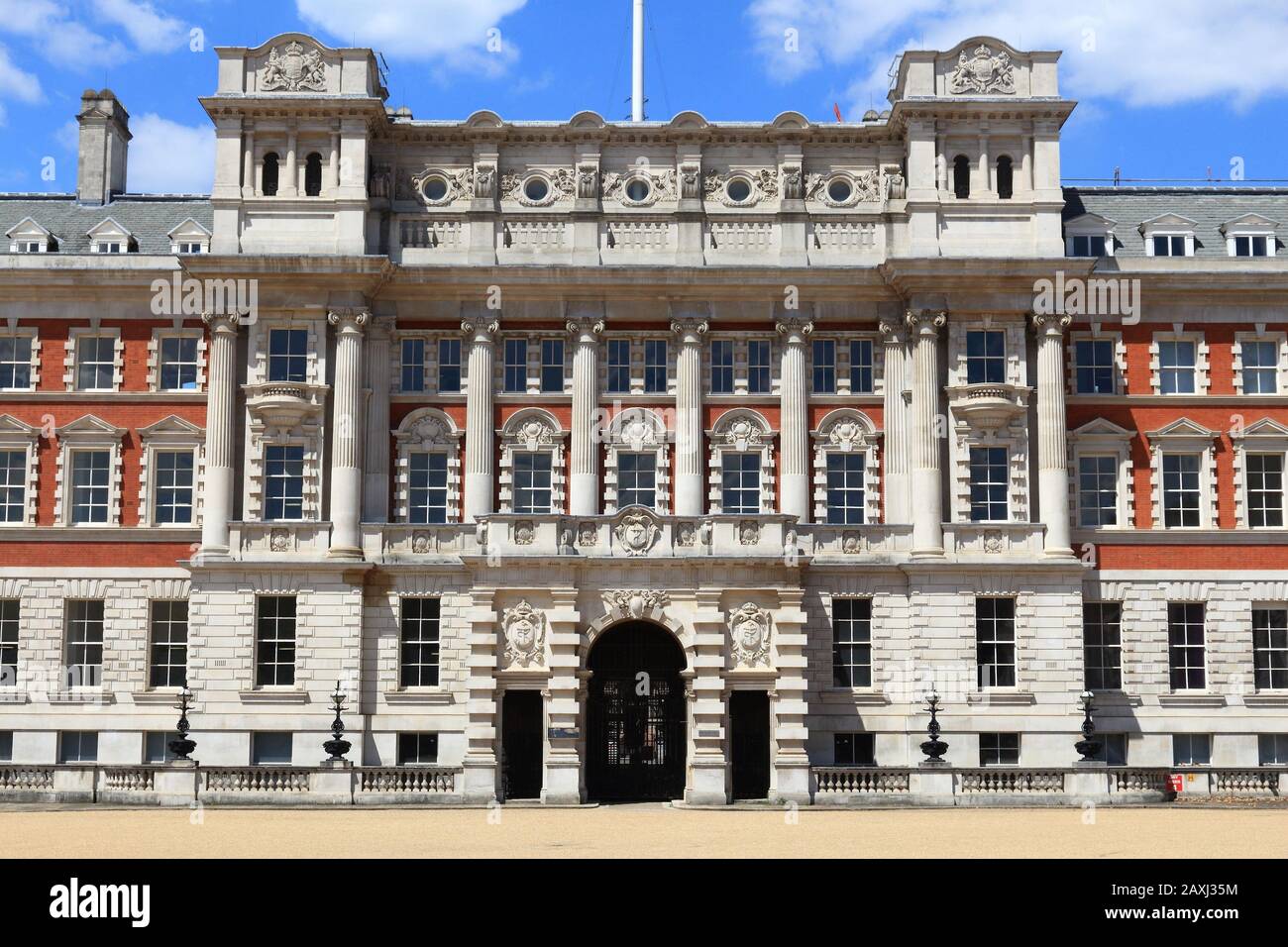 London Admiralty House. One of Whitehall government buildings Stock ...