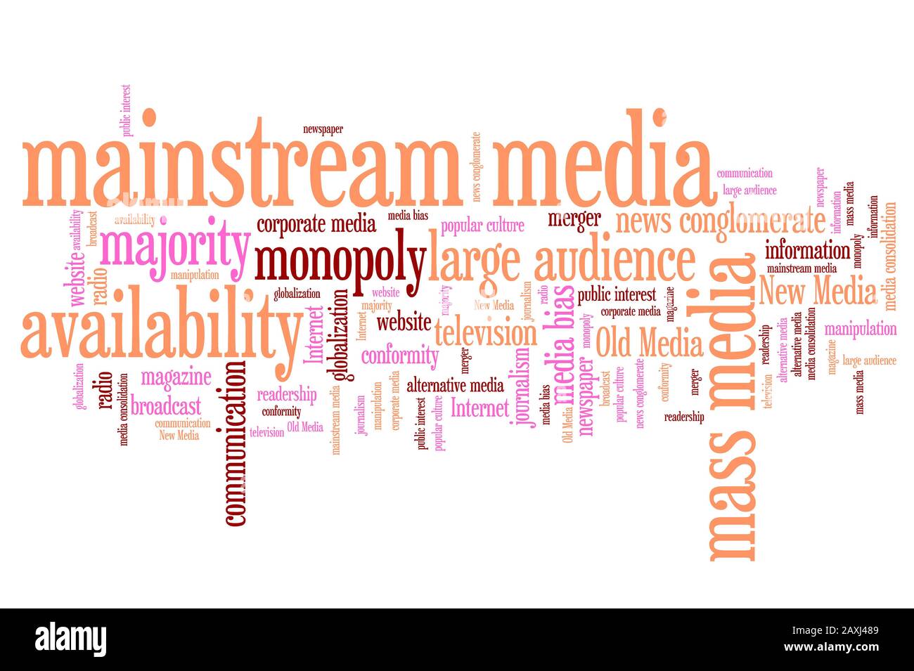 Mainstream media Cut Out Stock Images & Pictures - Alamy