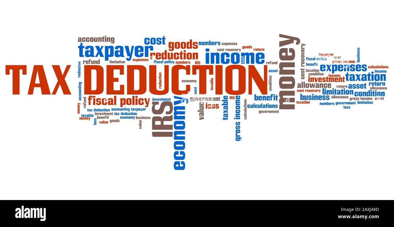 Tax deduction - corporate accounting industry issues and concepts word ...