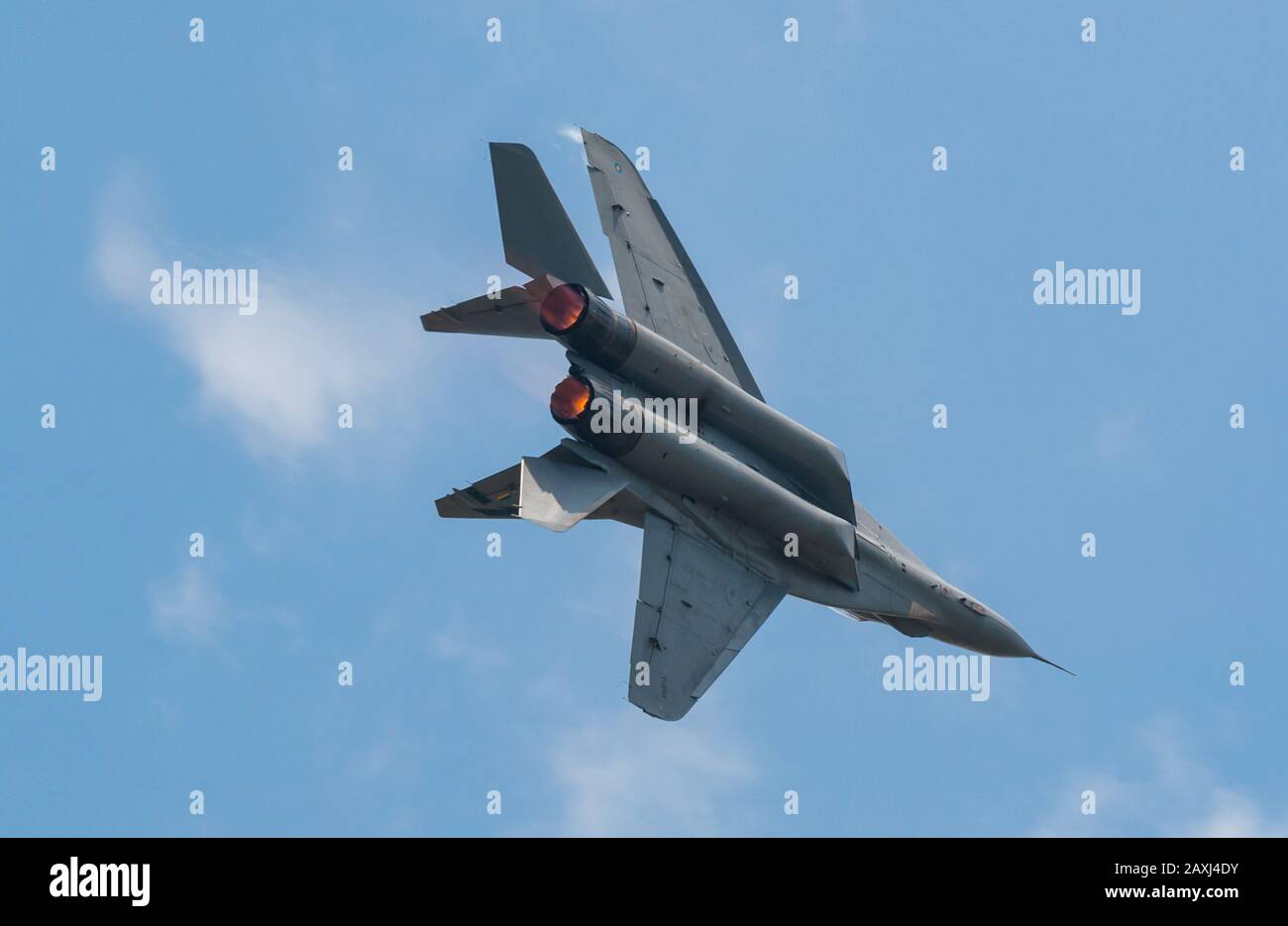 RAC MiG-29N Fulcrum of the Royal Malaysian Air Force's (RMAF) Smokey ...