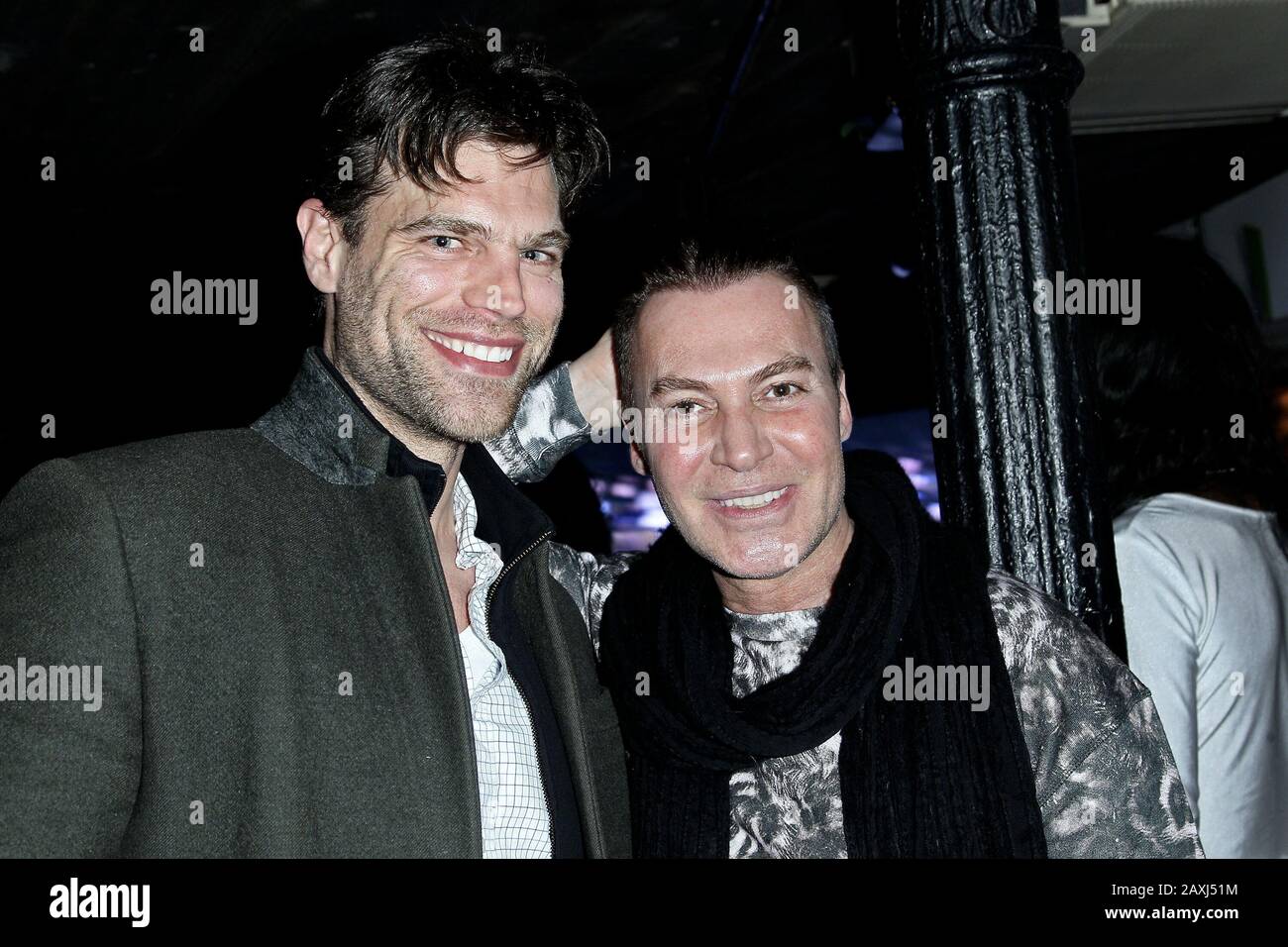 New York, NY, USA. 27 February, 2015. Paul Koch, Loris Diran at the ...