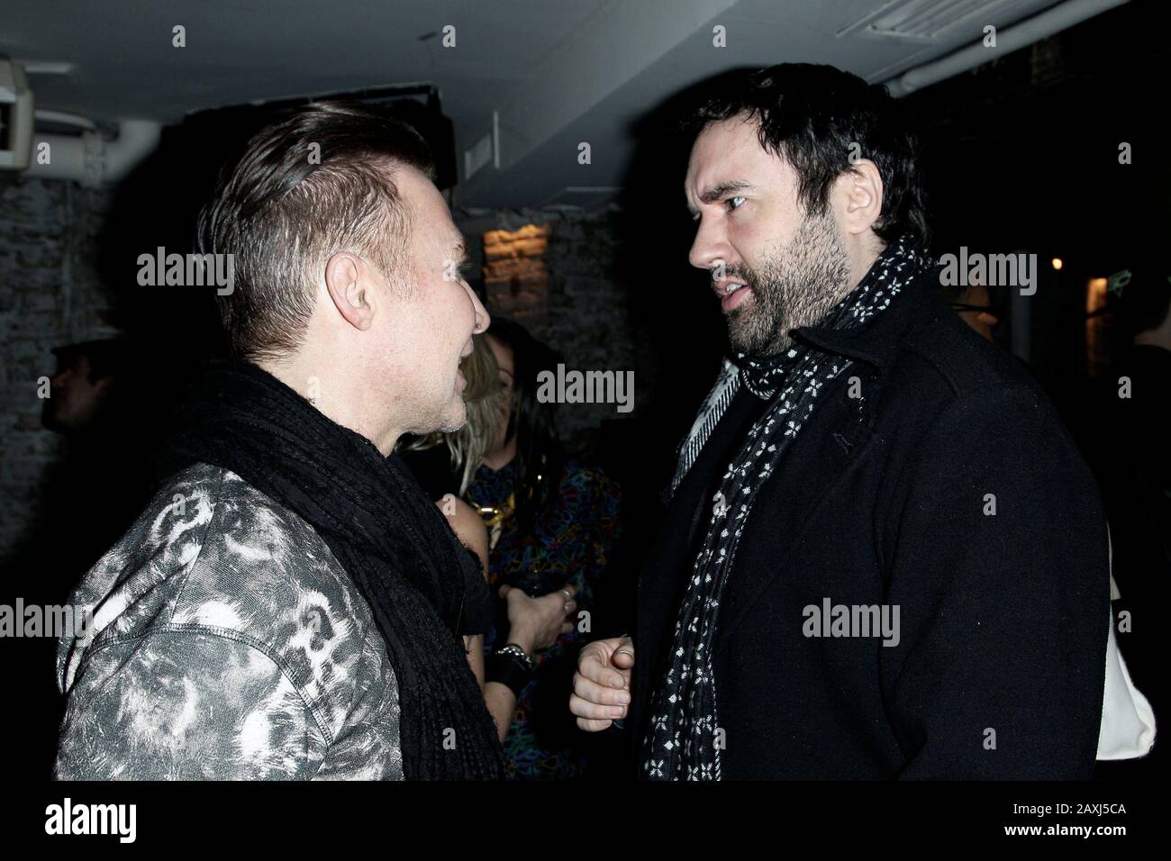 New York, NY, USA. 27 February, 2015. Loris Diran, Michael James at the ...