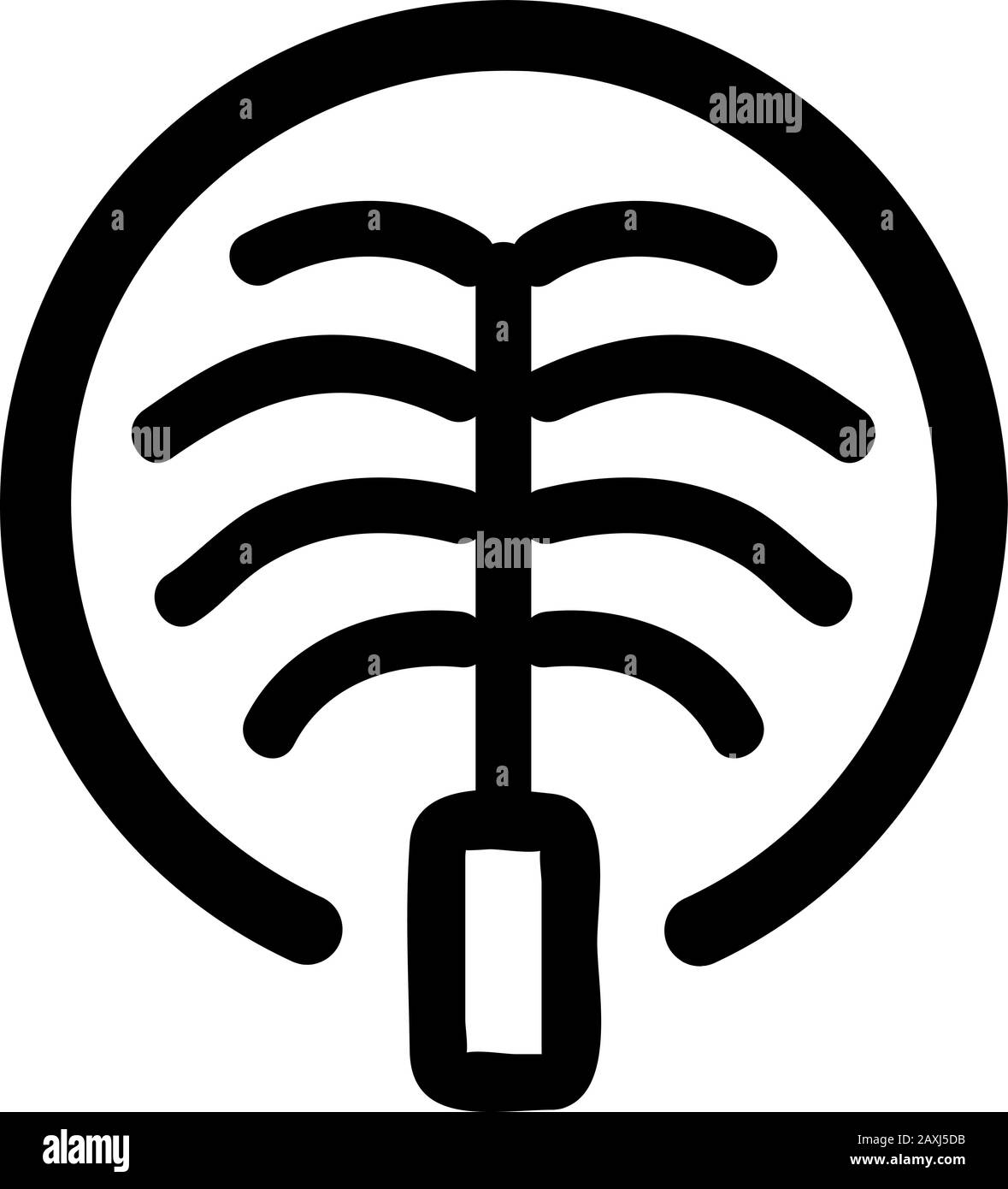 Dubai icon vector. Isolated contour symbol illustration Stock Vector ...