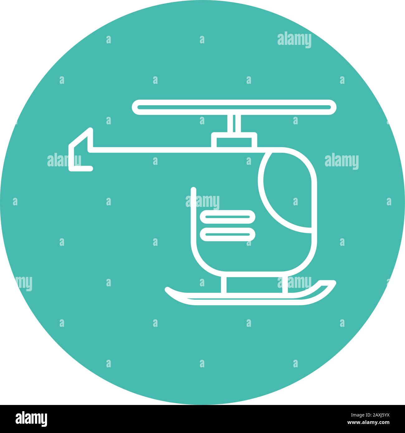 helicopter military force line block style Stock Vector Image & Art - Alamy