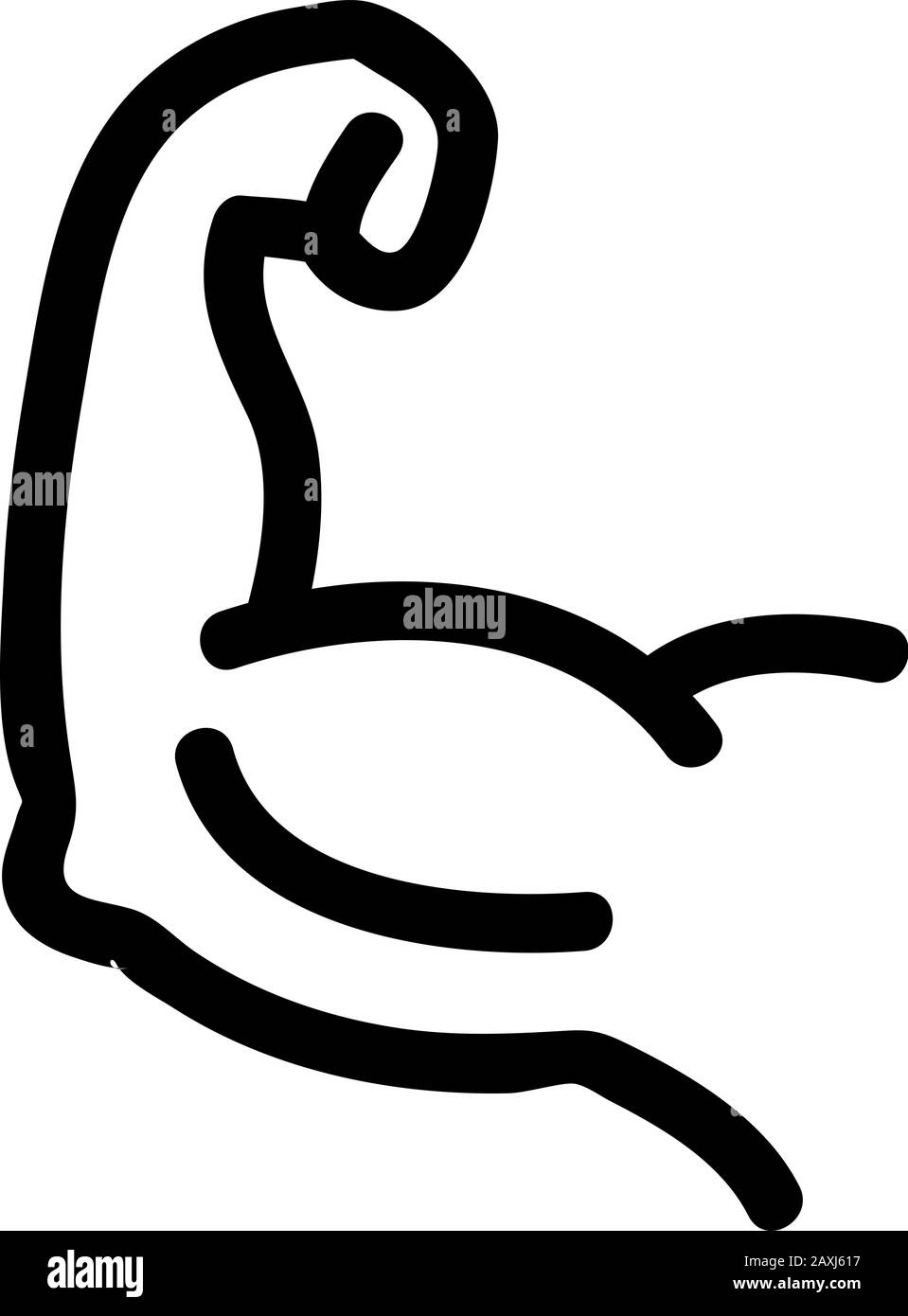 Super hero power icon vector. Isolated contour symbol illustration ...