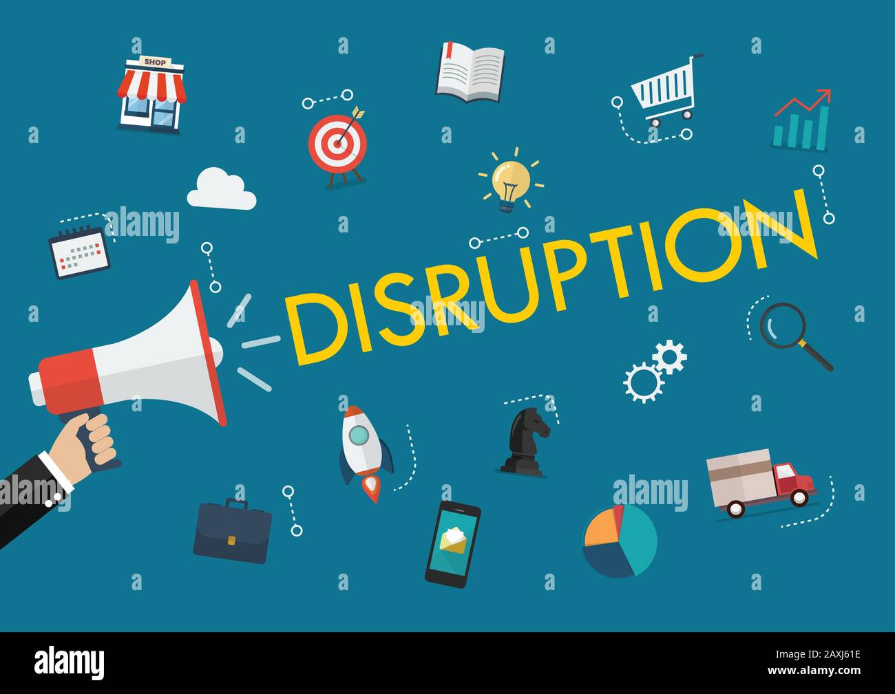 Disrupt circle hi-res stock photography and images - Alamy