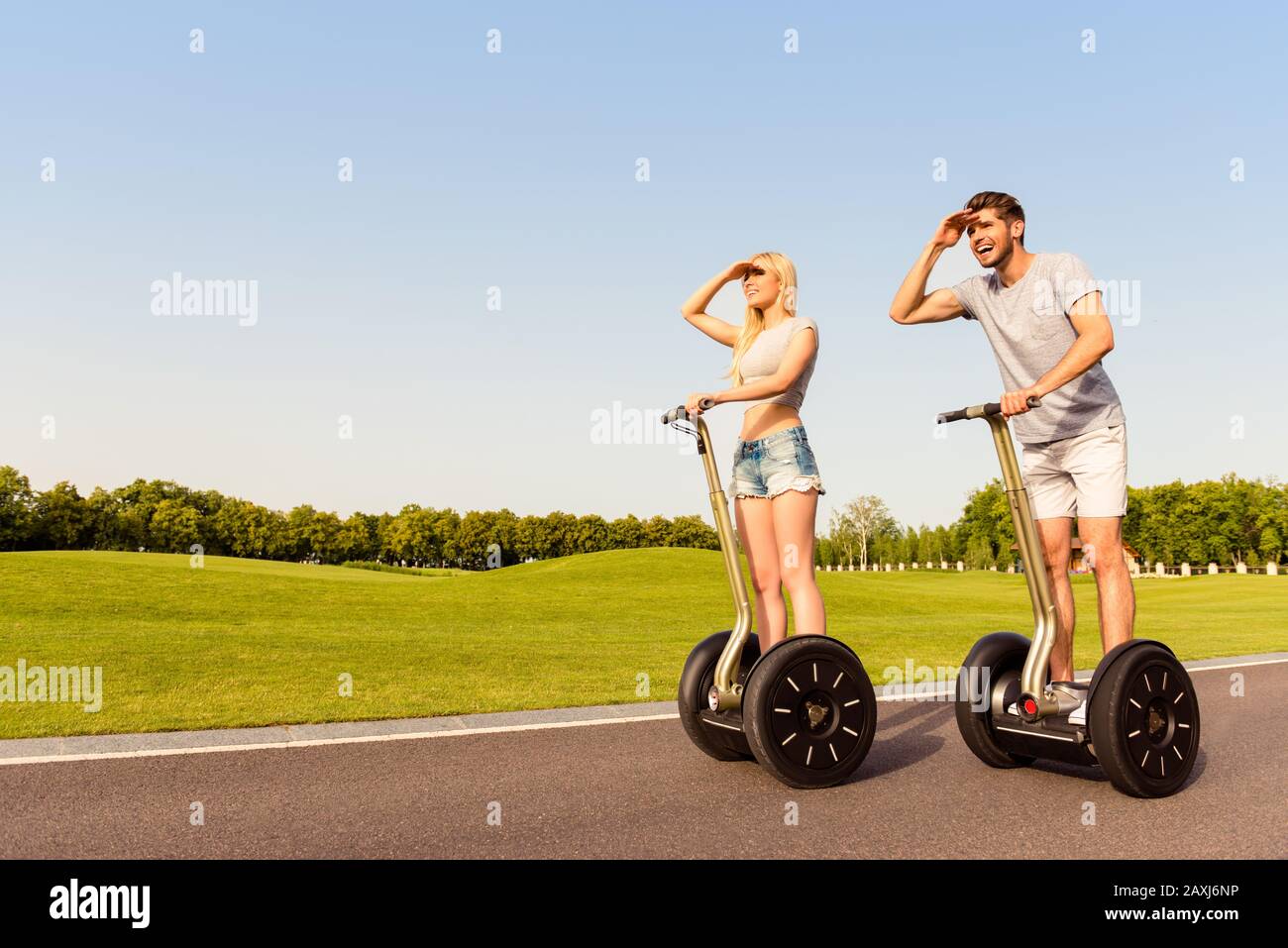 Segway man riding driving hi-res stock photography and images - Alamy