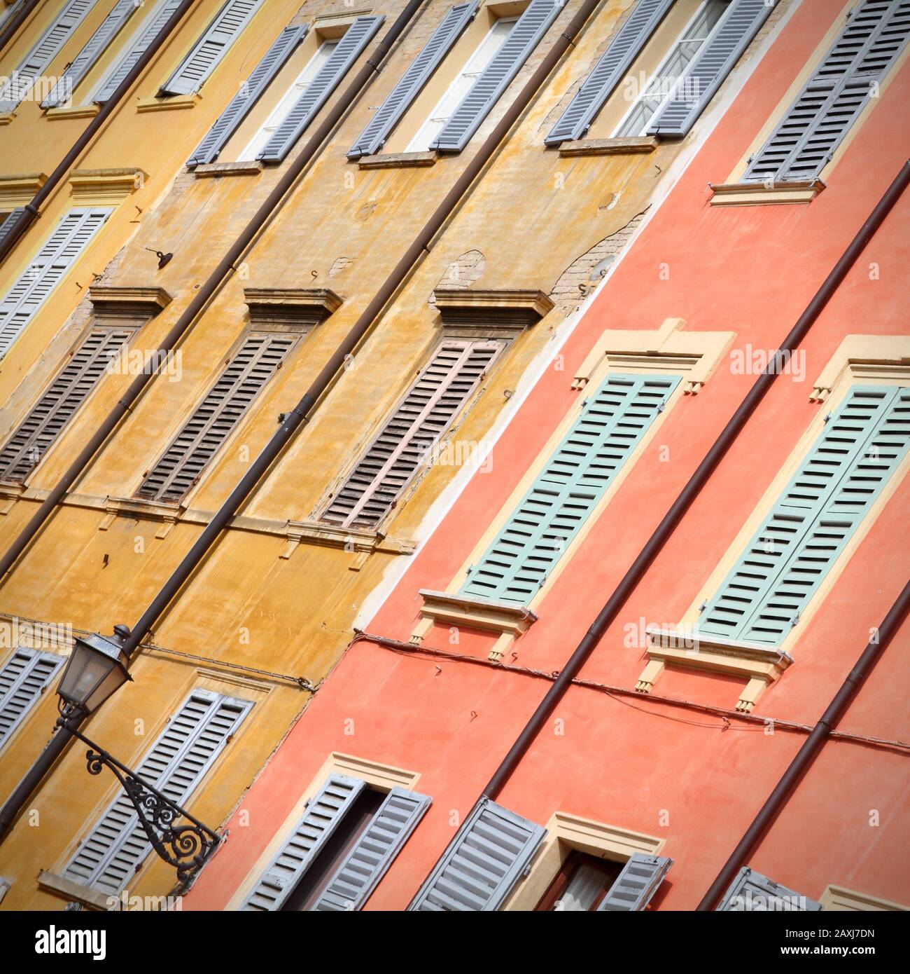 Modena, Italy - Emilia-Romagna region. Colorful Mediterranean ...