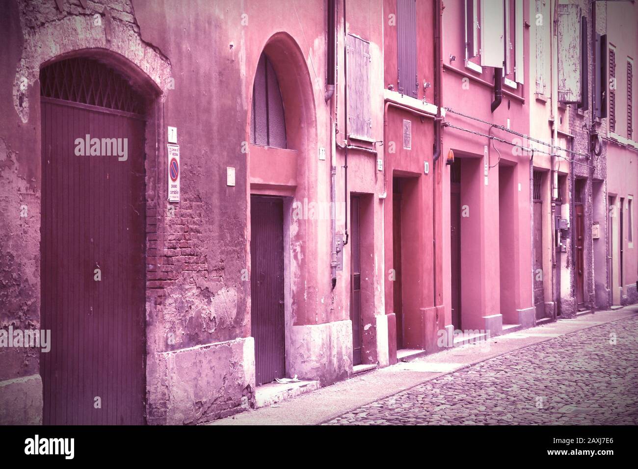 Modena, Italy - Emilia-Romagna region. Colorful Mediterranean ...