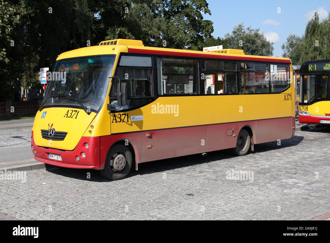 WARSAW - SEPTEMBER 8: Mercedes bus on September 8, 2010 in Warsaw ...