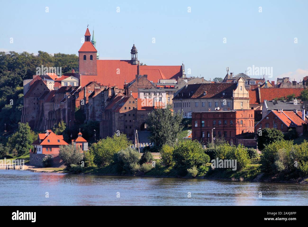 Vintage view vistula river hi-res stock photography and images - Alamy
