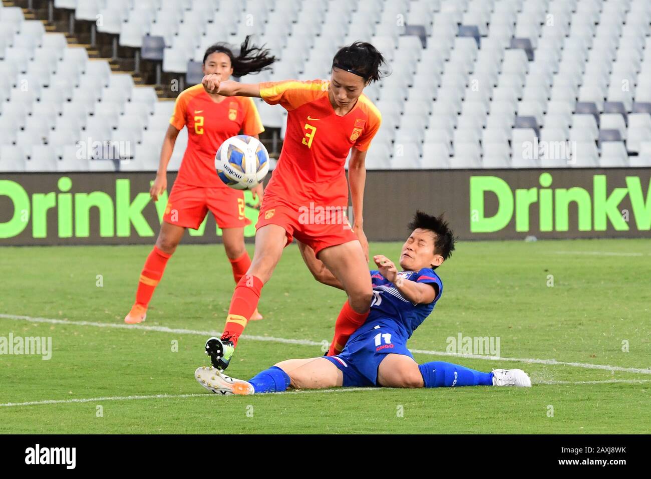 Lin Yuping of China seen in action during the 2020 AFC Women's Olympic ...