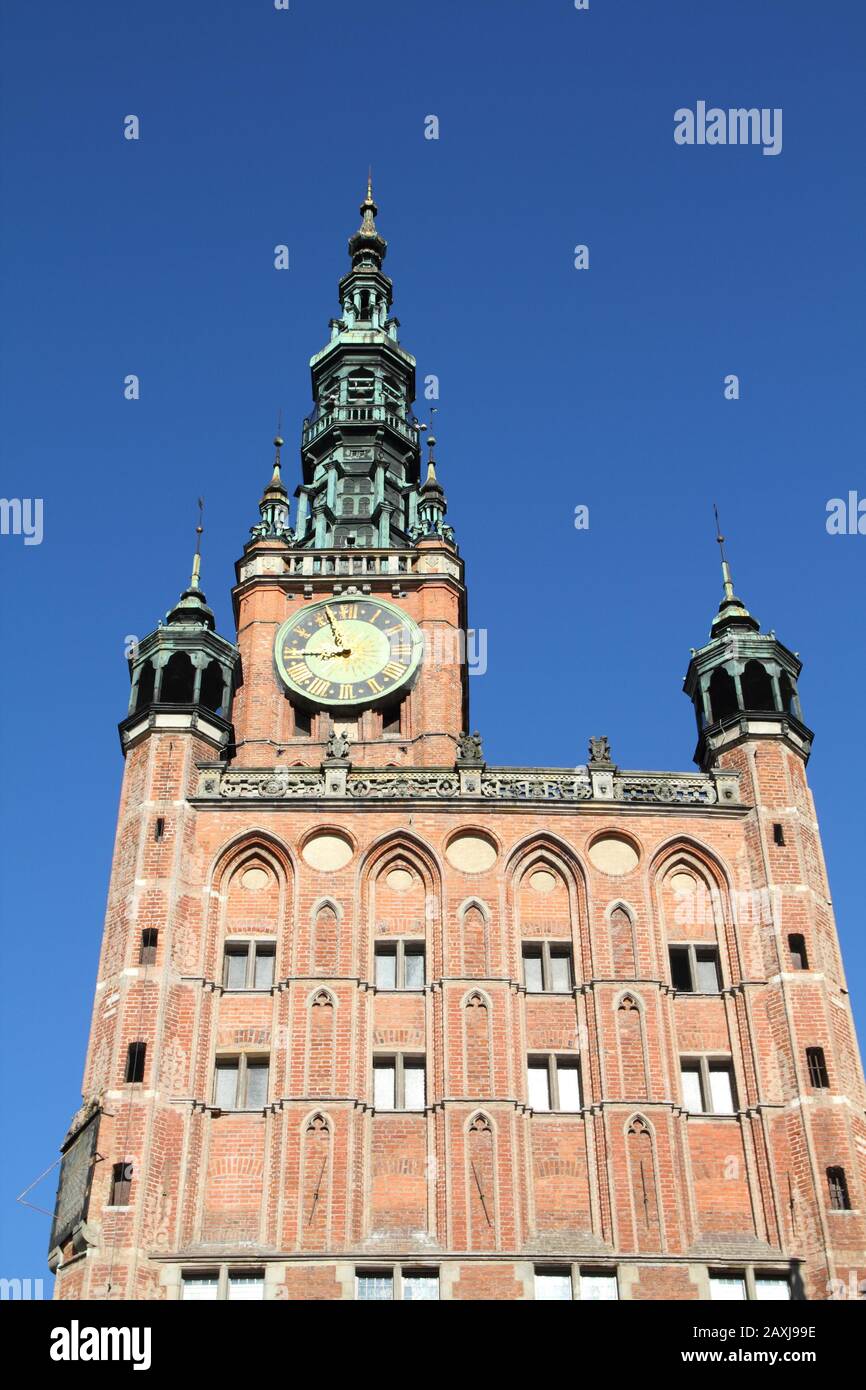 Poland - Gdansk city (also know nas Danzig) in Pomerania region. Famous ...