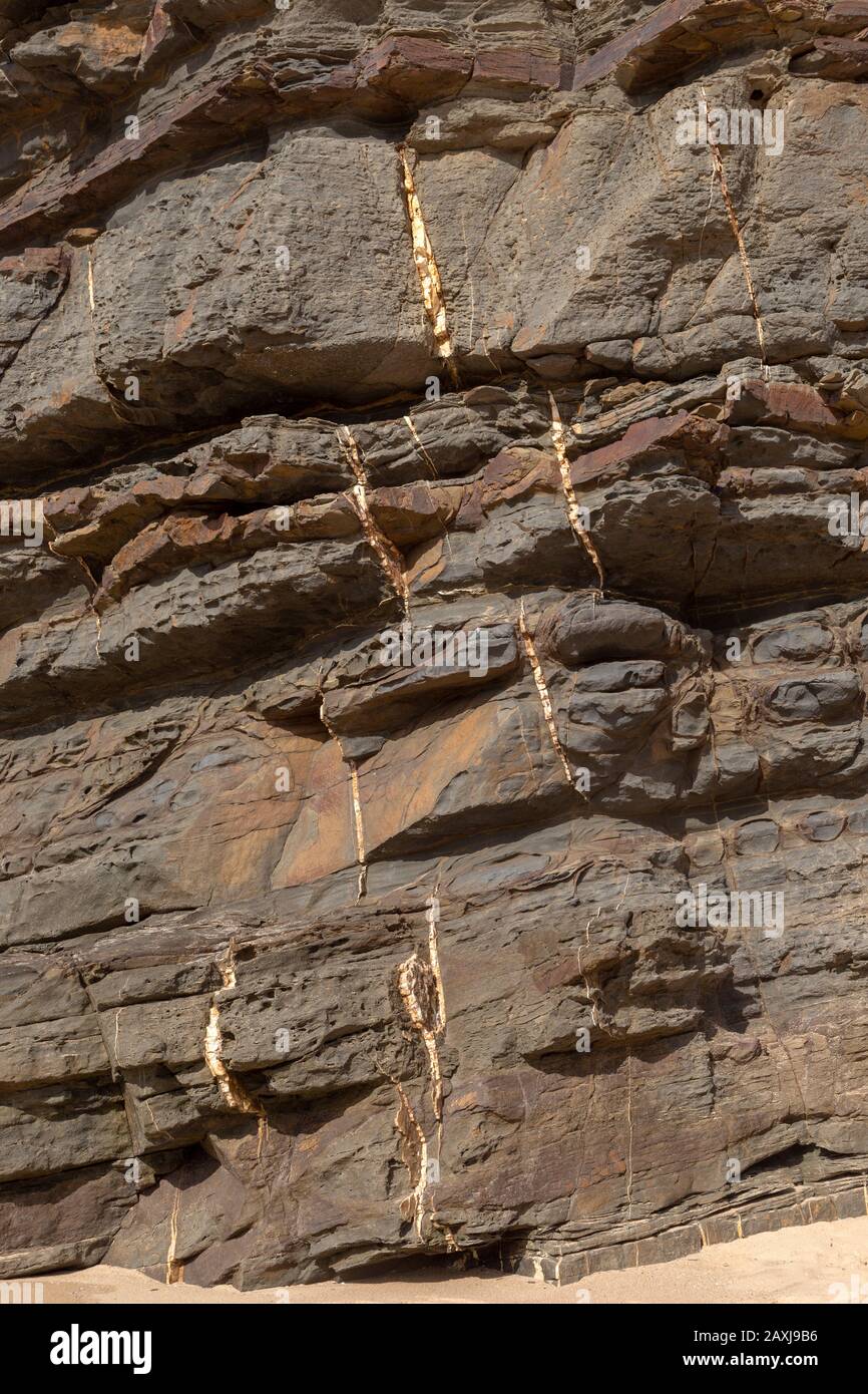 Sedimentary metamorphic rock formation hi-res stock photography and ...