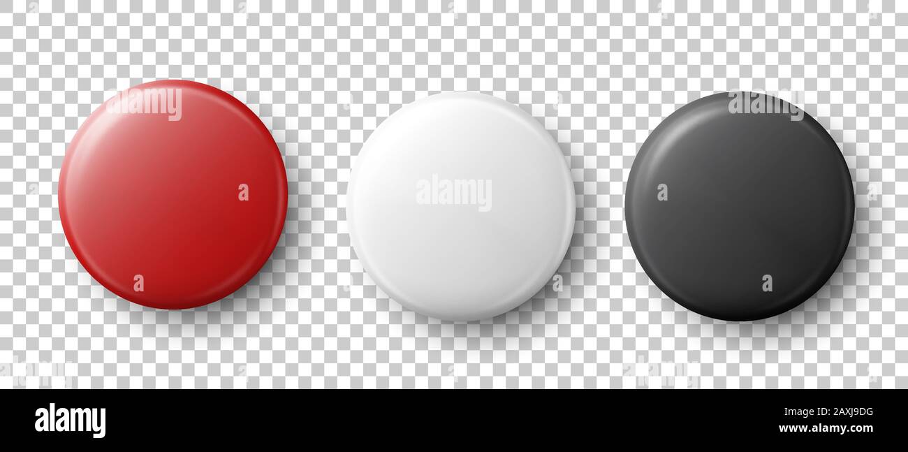Blank Red Button Png