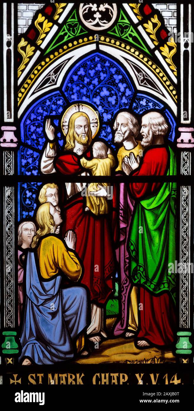 Victorian stained glass window Jesus Christ c 1852 William Wailes (1808 ...