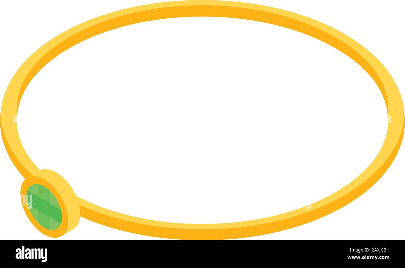 Gold woman ring icon, isometric style Stock Vector Image & Art - Alamy