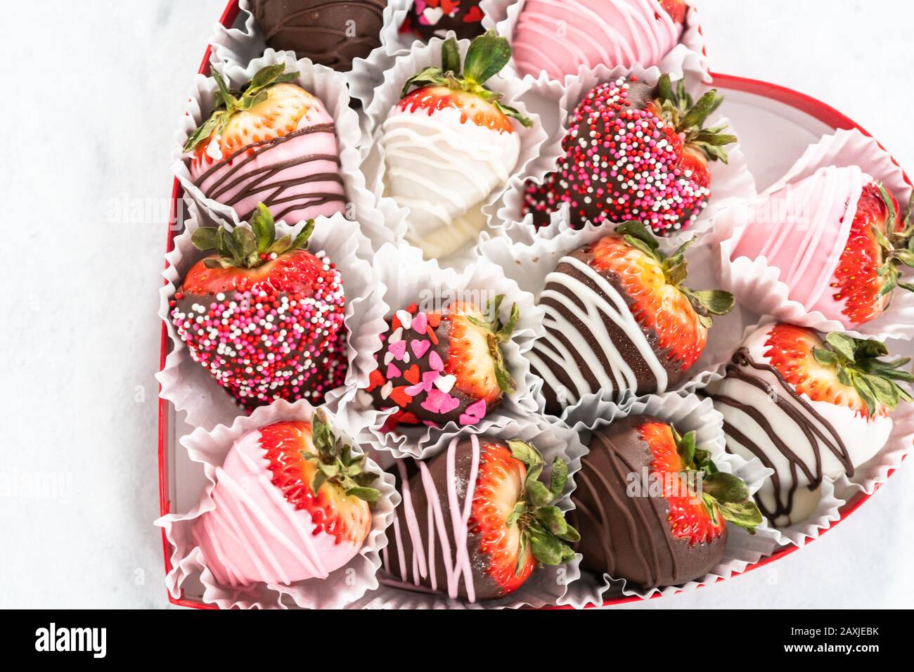 Heart Shaped Chocolate Covered Strawberry