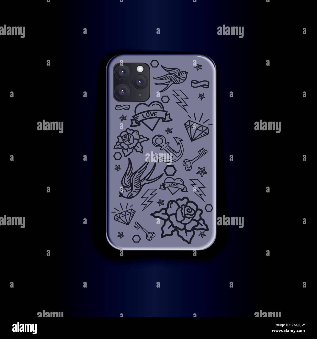 Stylish vector mock up smartphone case. New stylish vector smartphone ... Stylish vector mock up smartphone case. New stylish vector smartphone ...