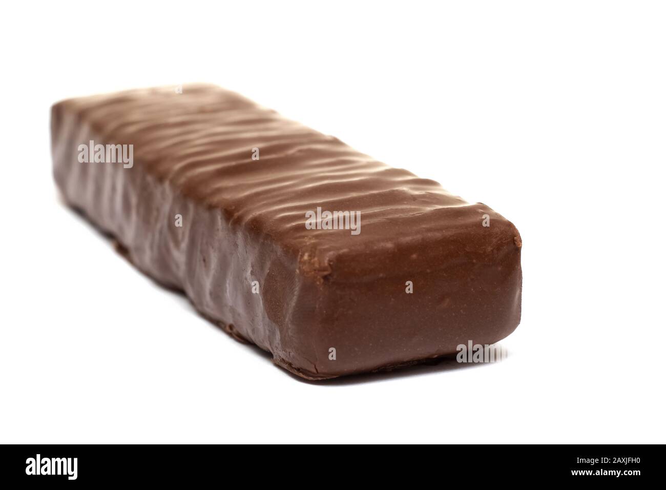 Long chocolate candy isolated on white background Stock Photo - Alamy