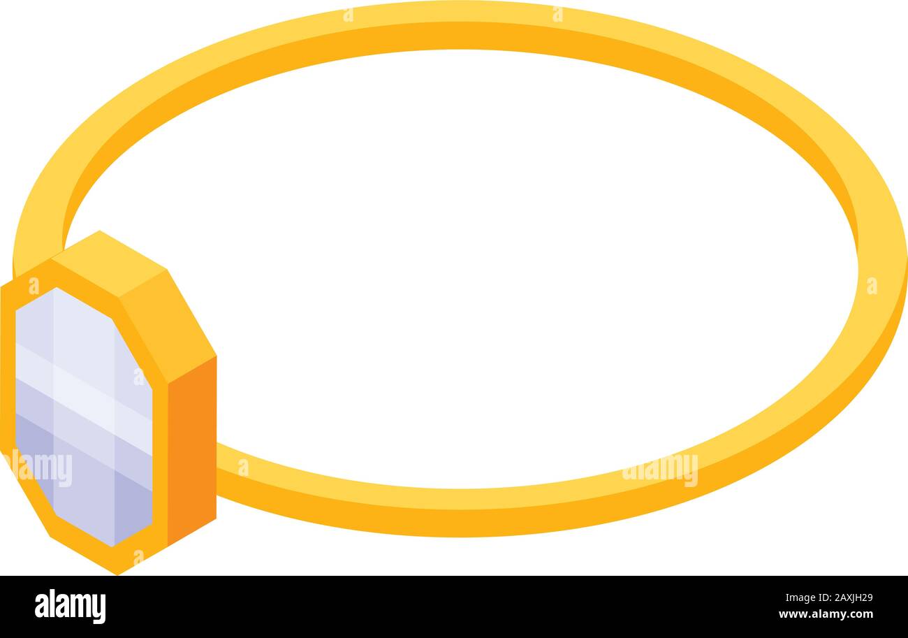 Diamond ring icon, isometric style Stock Vector Image & Art - Alamy