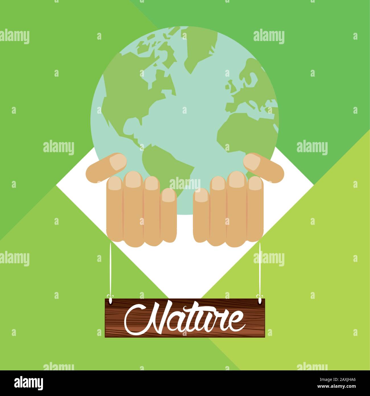 hands lifting world planet earth ecology icon Stock Vector Image & Art ...
