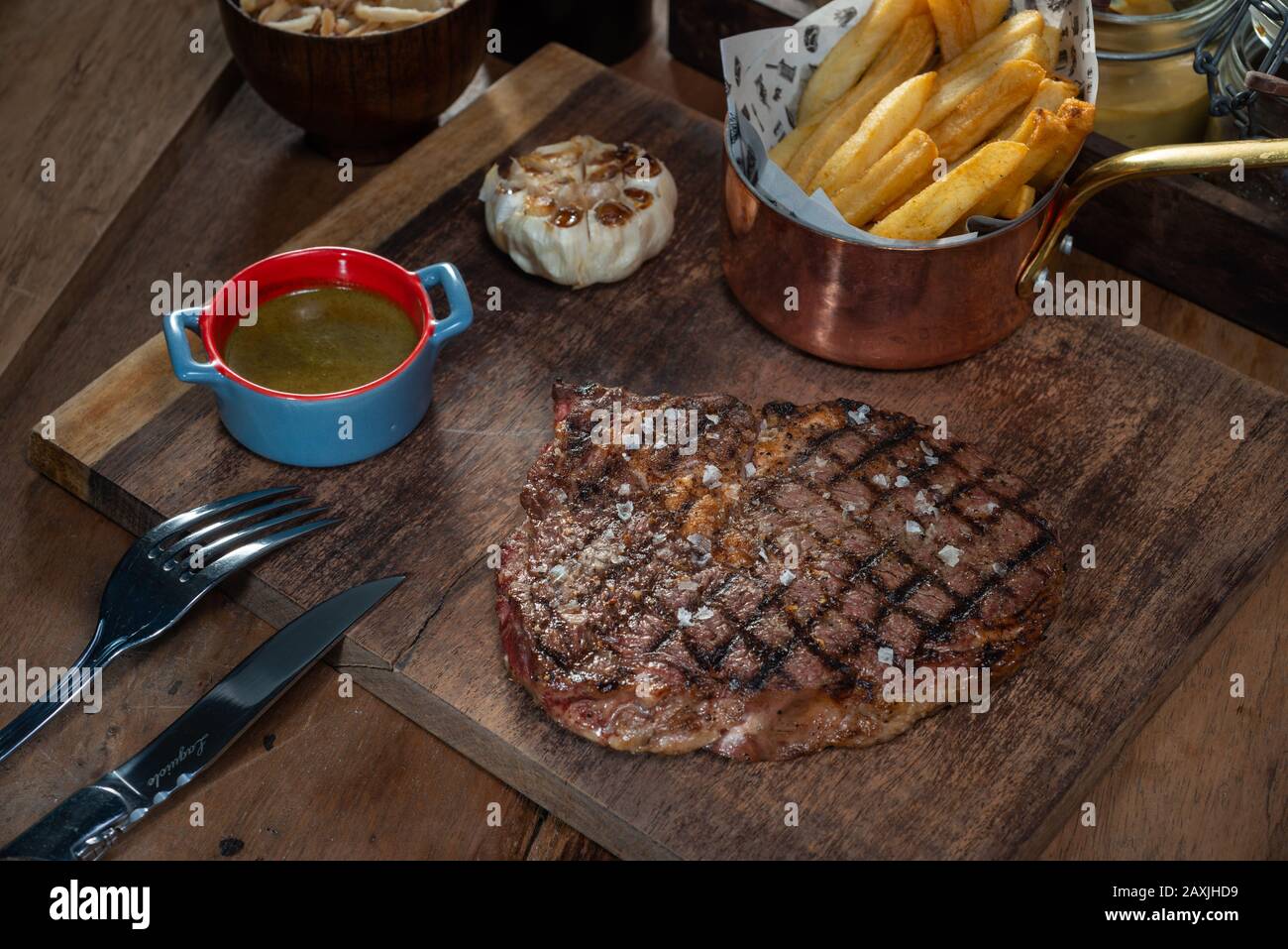 Vignette steak meat hi-res stock photography and images - Alamy