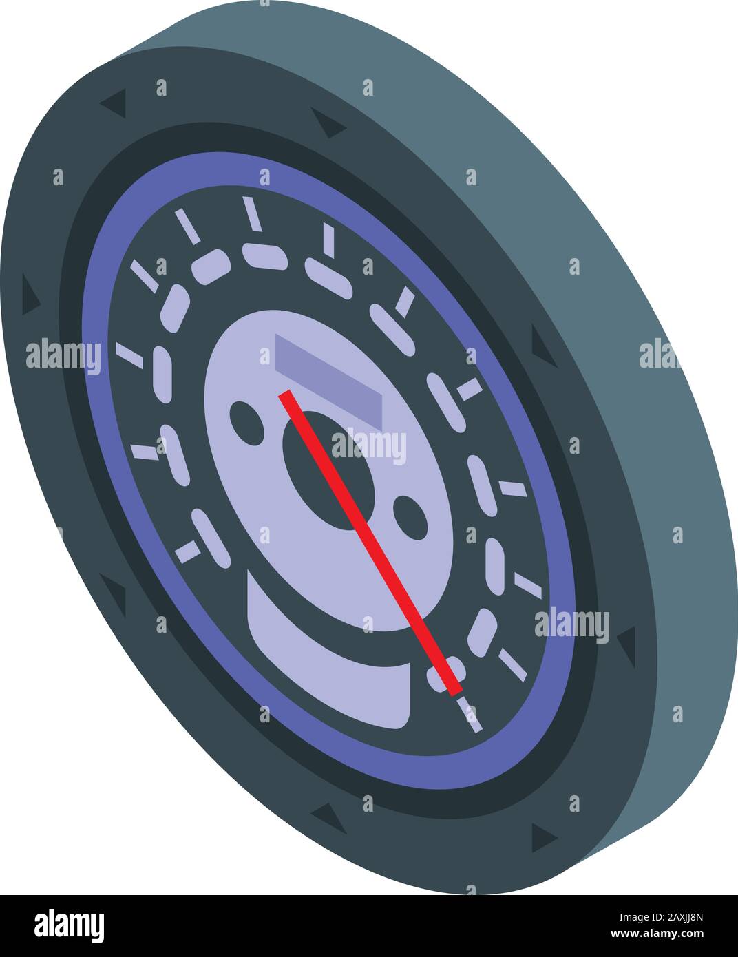 Speedometer odometer icon cartoon style Cut Out Stock Images & Pictures ...