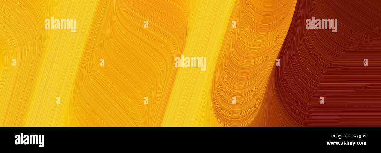 modern designed horizontal header with vivid orange, dark red and dark ...