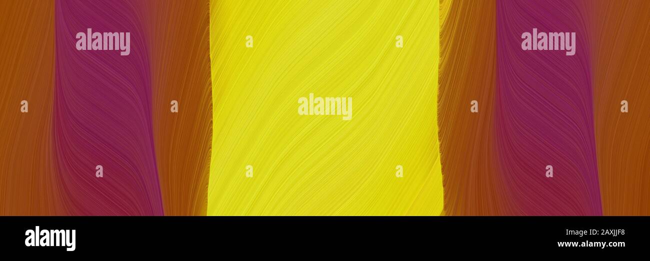 dynamic header design with gold, saddle brown and dark moderate pink ...