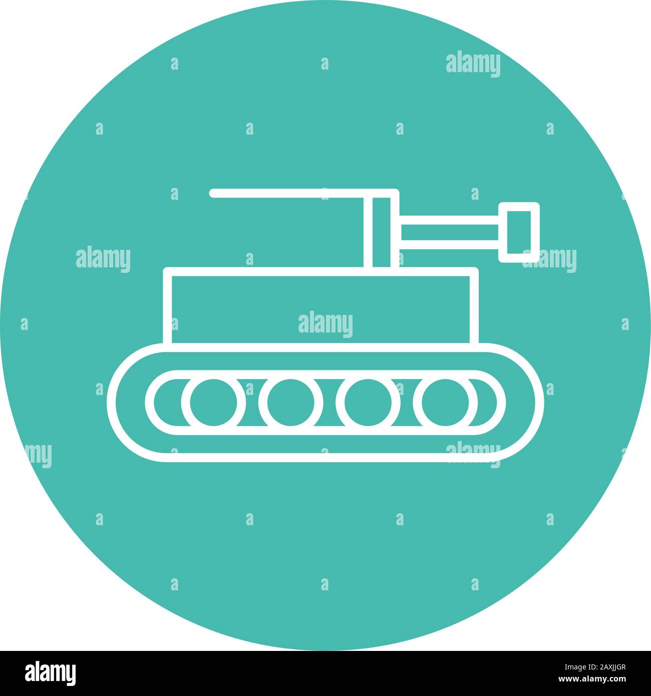tank military force line block style Stock Vector Image & Art - Alamy