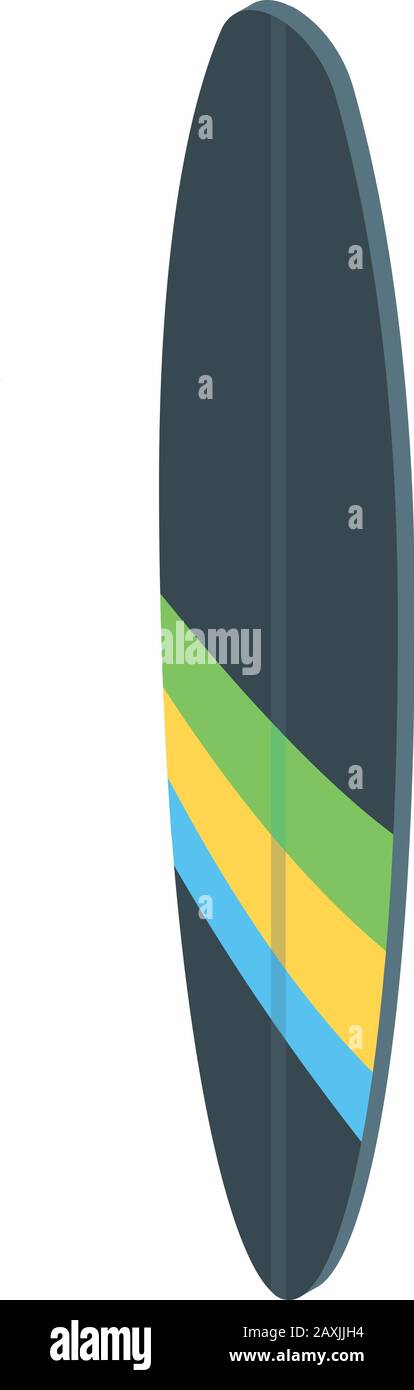 Surfboard icon, isometric style Stock Vector Image & Art - Alamy