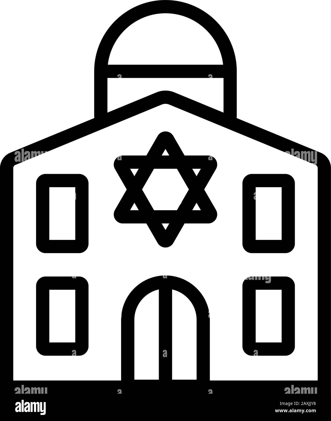 Israel icon vector. Isolated contour symbol illustration Stock Vector ...