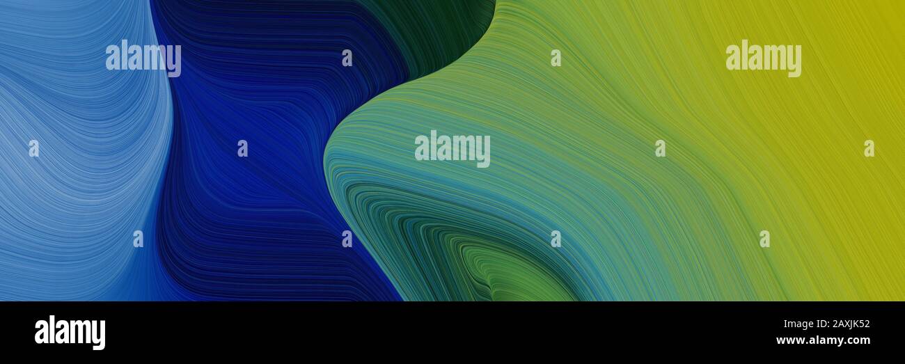 dynamic banner design with sea green, steel blue and dark golden rod ...