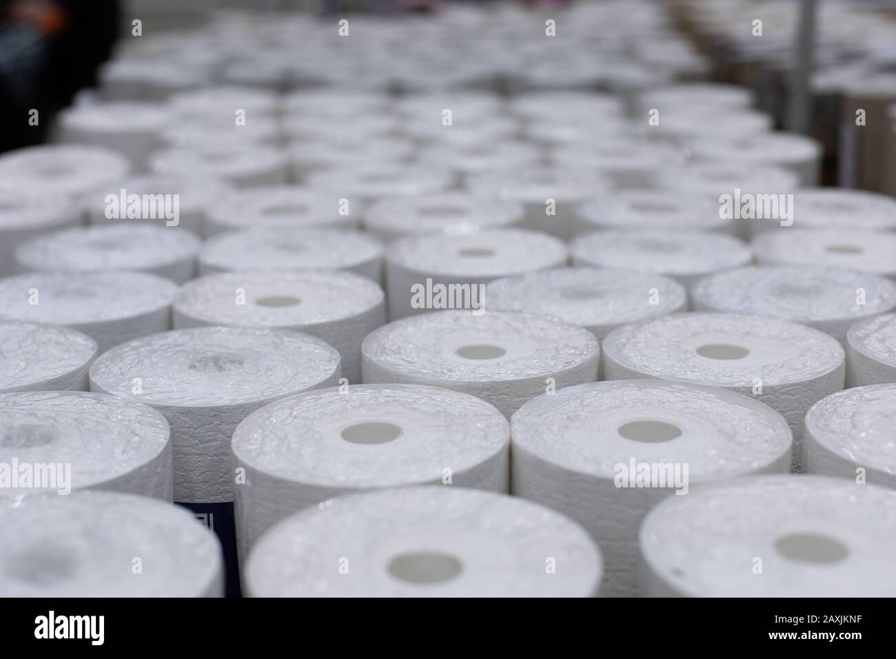 Rolls of wallpaper rolled hi-res stock photography and images - Alamy
