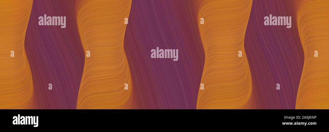 flowing horizontal banner with old mauve, coffee and sienna colors ...