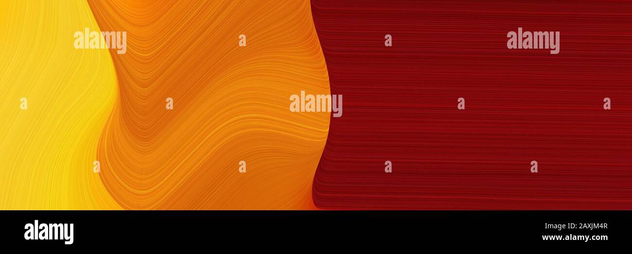 moving horizontal header with dark red, vivid orange and dark orange ...