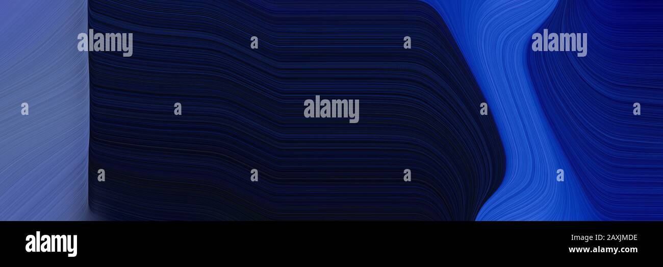 artistic banner design with very dark blue, midnight blue and strong ...