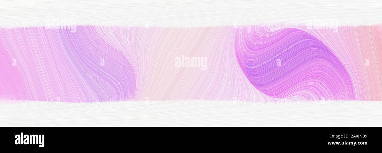 surreal banner with white smoke, violet and thistle colors. dynamic ...