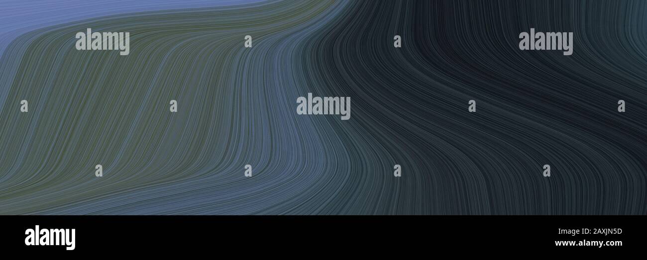 artistic horizontal header with very dark blue, dim gray and slate gray ...