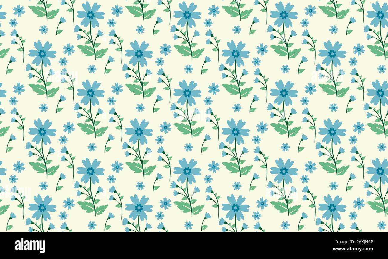 Vintage wallpaper for spring, with beautiful leaf and flower background ...