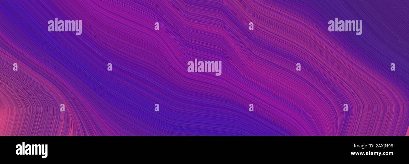 modern horizontal header with indigo, dark magenta and mulberry colors ...